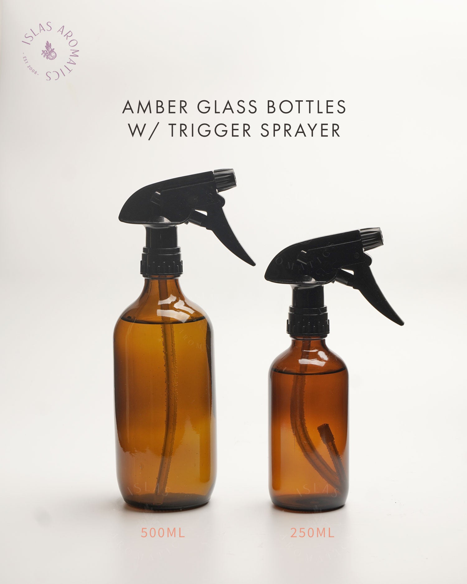 Amber Trigger Spray Bottle | Amber Spray Bottles | ISLAS Aromatics ...